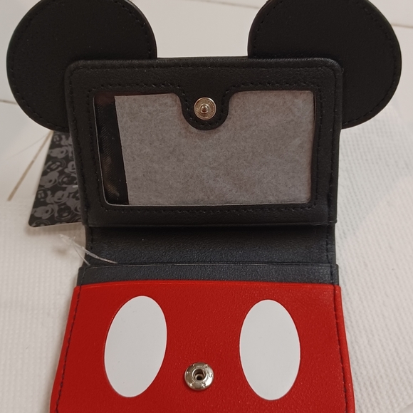 Disney | Bags | J Mickey Mouse Fold Id Credit Card Wallet Cute Mickey ...